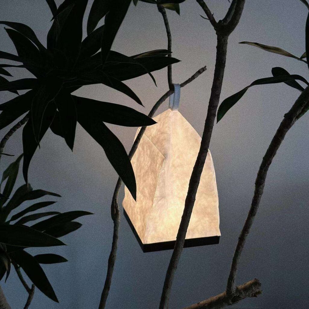 eco friendly flexible paper table lamp